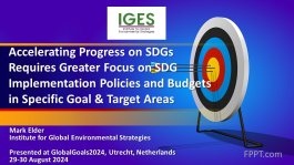 Accelerating Progress on SDGs Requires Greater Focus on SDG Implementation Policies and Budgets ...